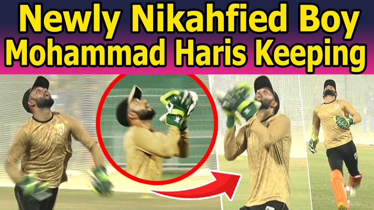Stallion’s captain Mohammad Harris Wicket keeping practice - YouTube