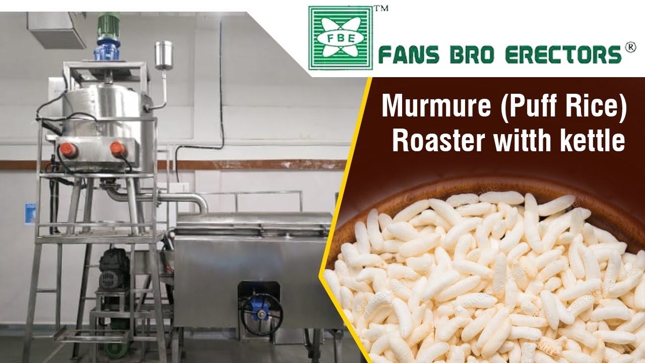 Murmura Roasting Machine | Puffed Rice Roaster India | Fans Bro ...