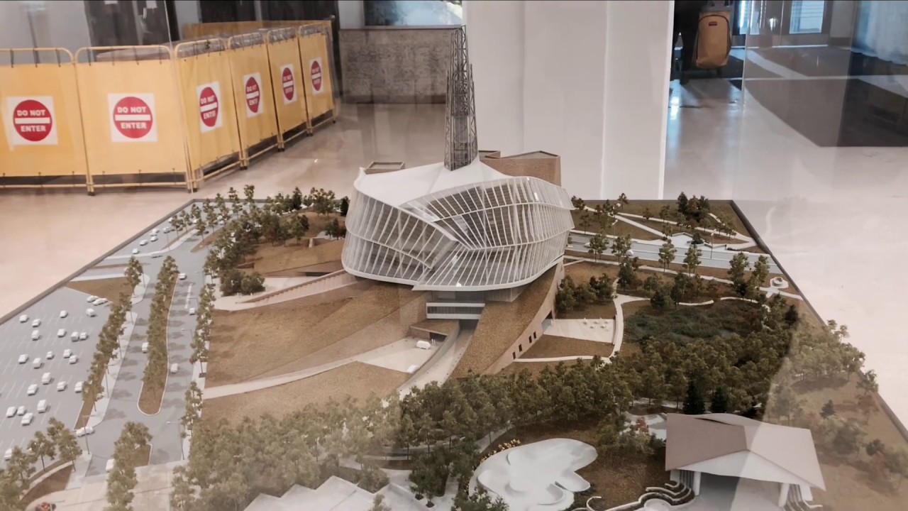 Canadian Museum of Human Rights Scale Model - YouTube