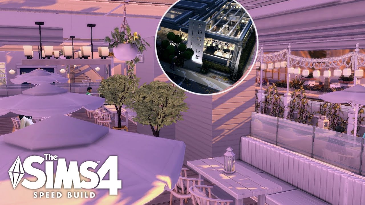 SEAFOOD RESTAURANT | CC LINKS | The Sims 4 Speed Build - YouTube