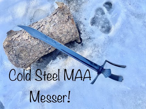 Review: Cold Steel – Man at Arms Collection – Messer Sword - YouTube