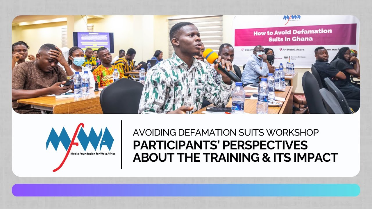 Participants' Perspectives: Avoid defamation suits workshop | Insights ...