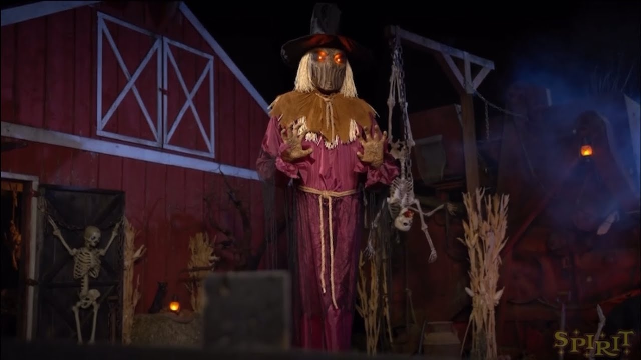 Sinister Straw Man Spirit Halloween 2025 - YouTube