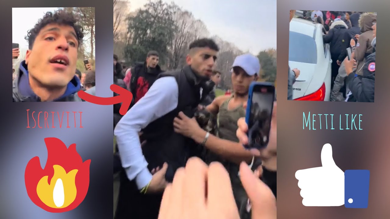 IL VUCUMPRA PICCHIATO DA DON ALI A TORINO 👊🏼💥 GLI SPACCANO LA MACCHINA ...