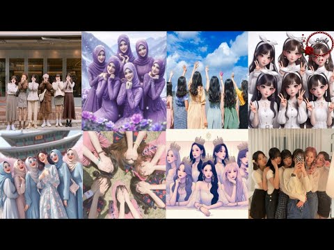 6Friends group dp photo | 6girls group pic|whatsapp dp photo|friends pic dpz#friendsdp#lovelydp4422
