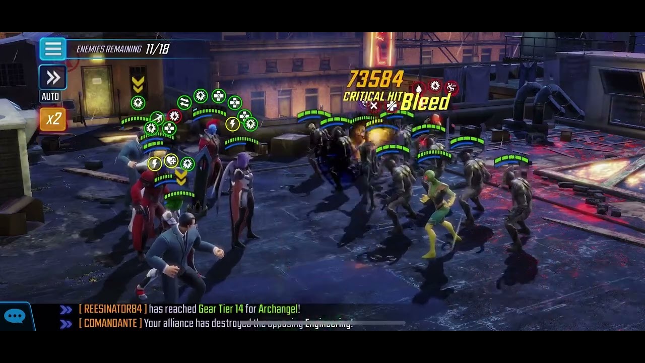 Marvel Strike Force January 2023 Challenge s Medical Supply Team Tier ...