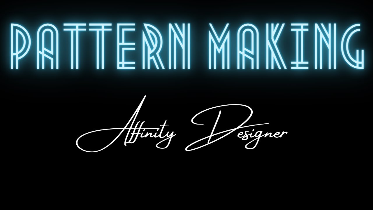 Affinity Designer Leather Pattern making - YouTube