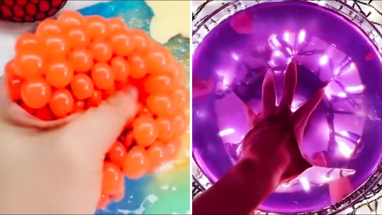 Crystal clear, fun and fun, super perfect and beautiful slime #78 - YouTube