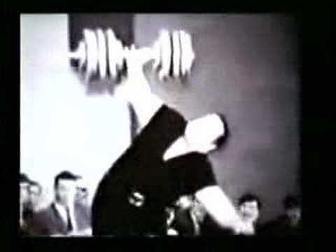 Paul Anderson Barbell Lift Demonstration - YouTube