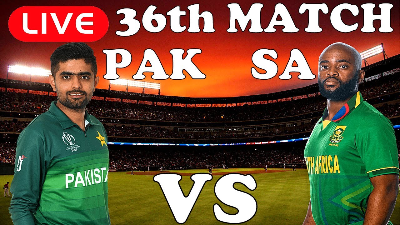 Live:// PAK Vs SA, T20 World Cup Super 12 | Live Match | Pakistan Vs ...