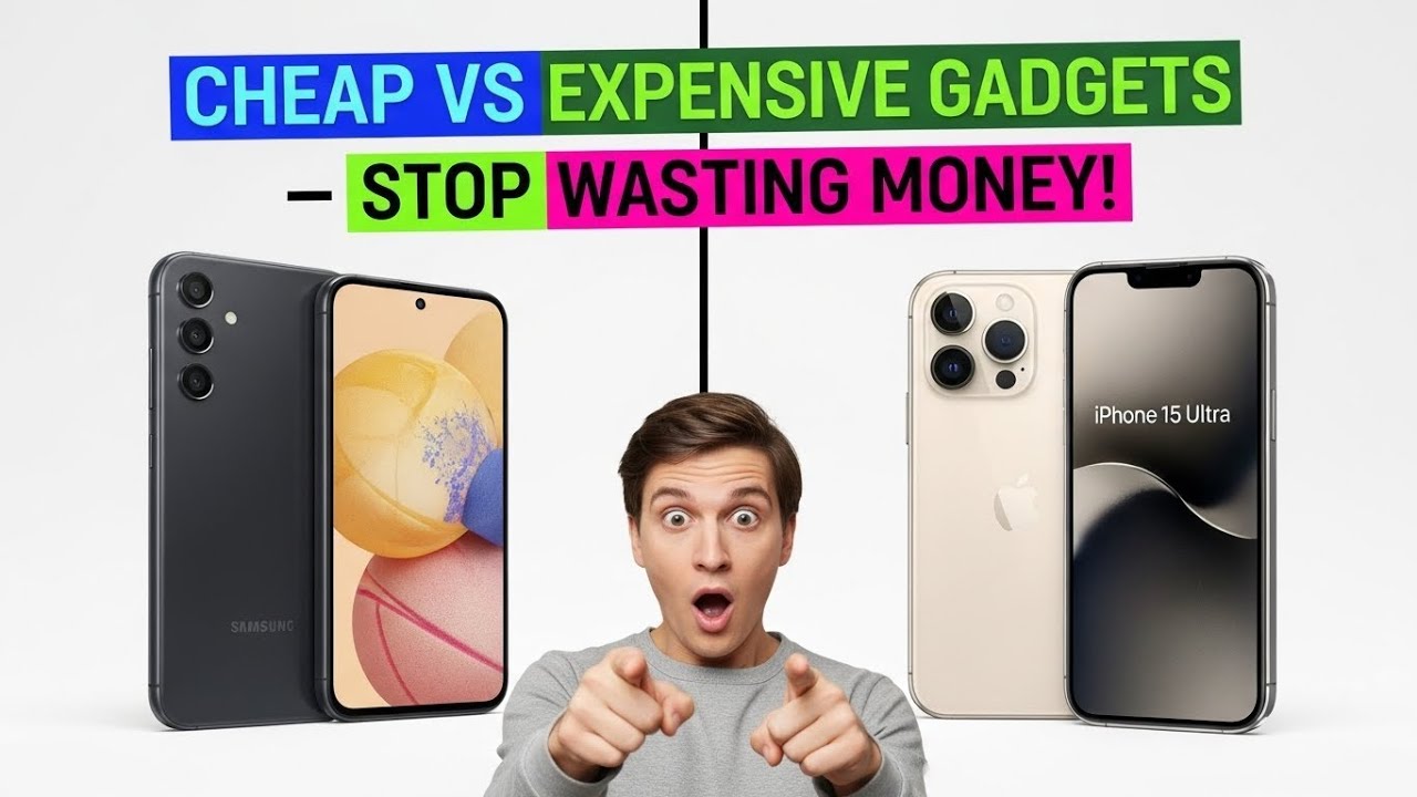 Stop Wasting Money! Cheap vs Expensive Gadgets Exposed - YouTube