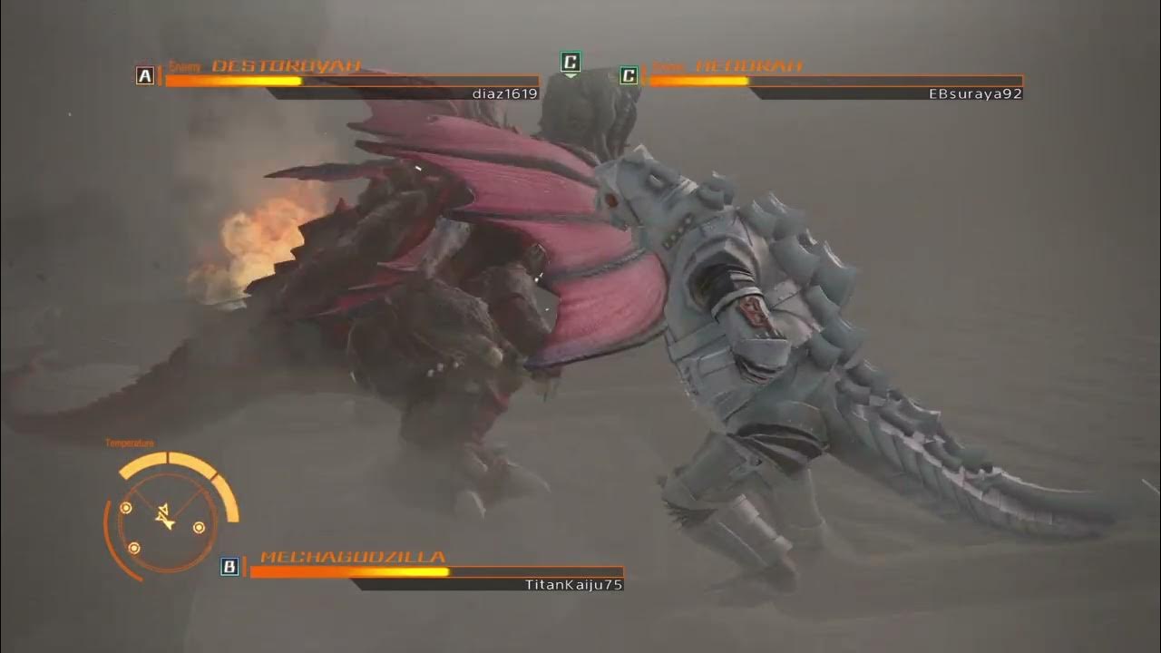 Godzilla (PS4) Online VS: Mechagodzilla vs. Destoroyah vs. Hedorah - YouTube