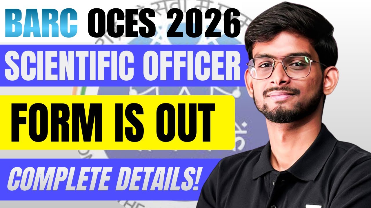 BARC OCES | SCIENTIFIC OFFICER FORM IS OUT | #barc #barcoces # ...