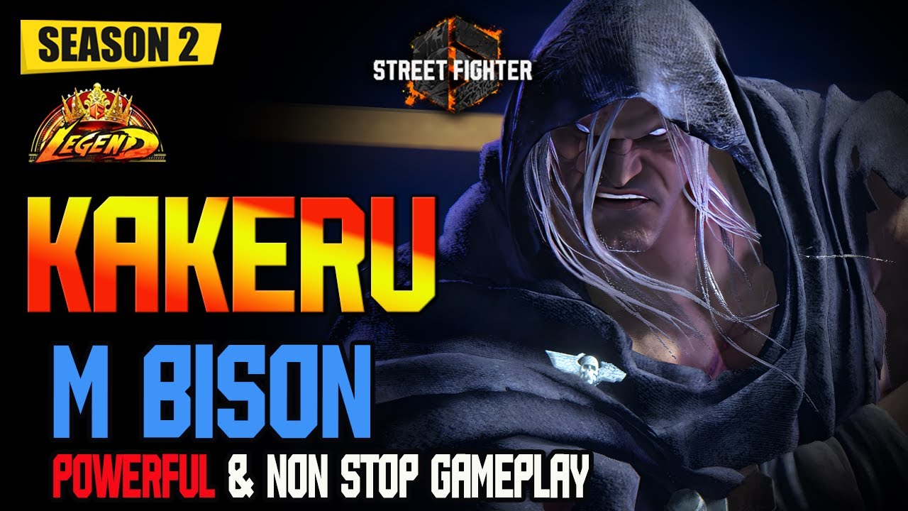 SF6🔥 Kakeru (M.Bison) Aggressive & Stylish Gameplay !🔥Best Ranked Match ...