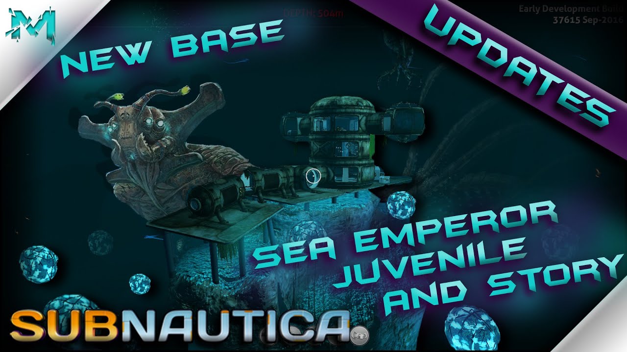 Subnautica Updates! New Degasi Base, Juvenile Sea Emperor, Warpers, And ...