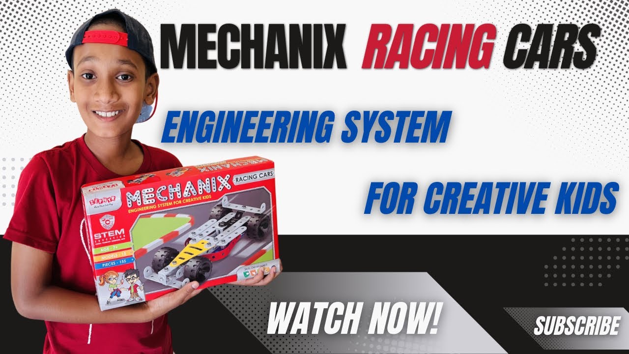 MECHANIX Racing Cars - Engineering System For Creative Kids !!! - YouTube