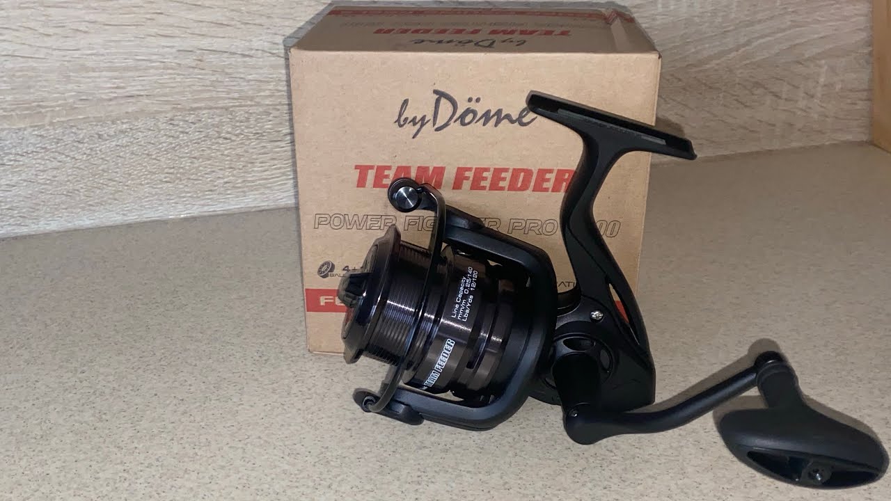 By Döme TEAM FEEDER Power Fighter Pro 5000 Orsó kicsomagolása / fishing ...