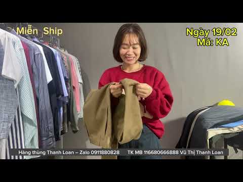 (19/02) Quần KAKI nam tuyển BAO SHIP | Hàng Thùng Thanh Loan - YouTube