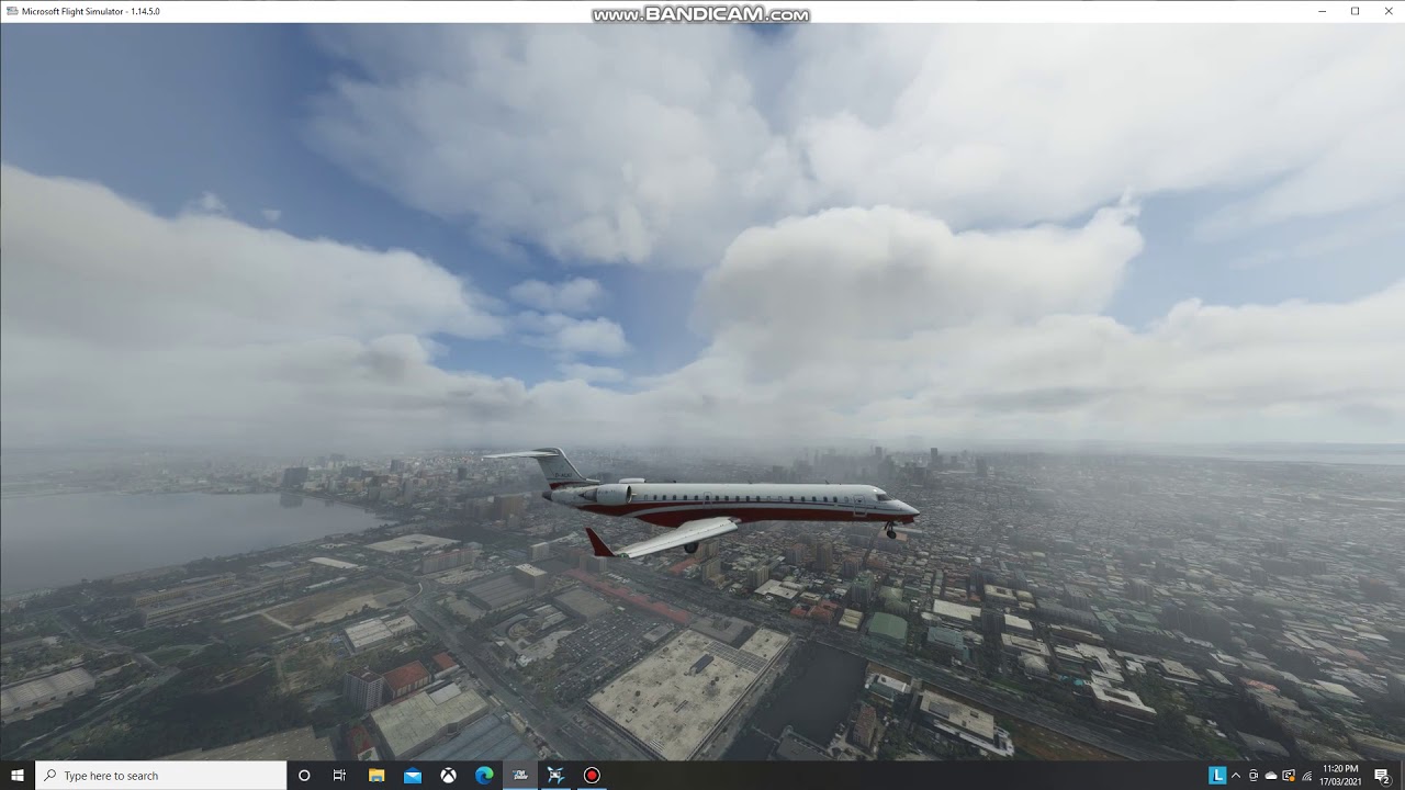 Aerosoft CRJ at RPLL RWY 13 - YouTube