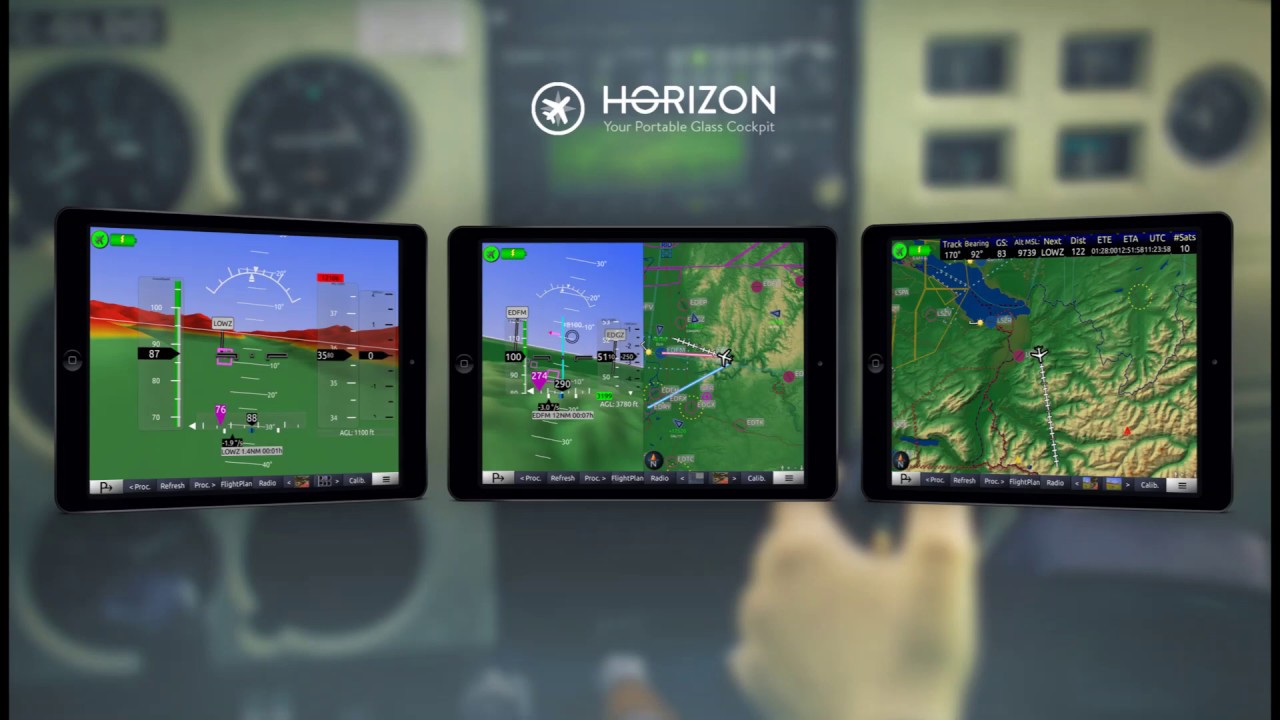 Moving Map Usage in "Horizon - Your Portable Glass Cockpit" - YouTube