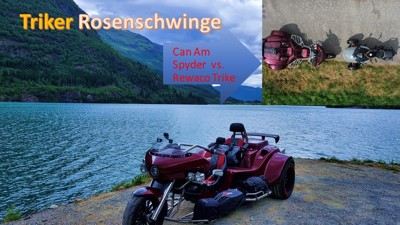 Reverse Trike Can Am Spyder F3 vs Rewaco Classic Trike RF1 fahren, für ...