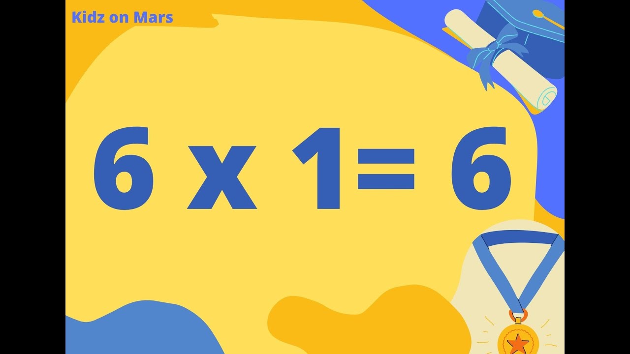 Learning Videos for brilliant kids with amazing potential. 6X1=6. IS ...
