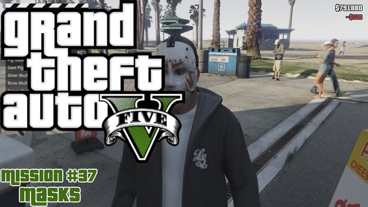GTA V (PC) Mission #37 - Masks [Gold Medal] - YouTube