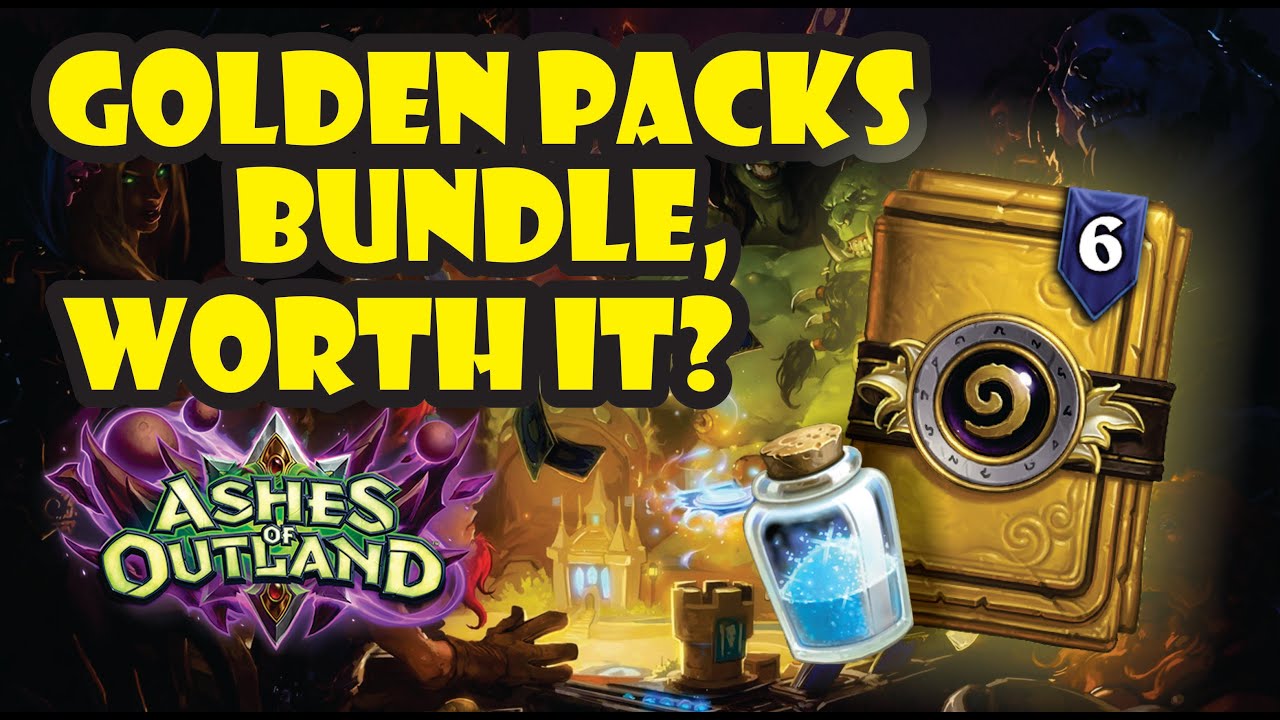 OPENING THE GOLDEN PACKS BUNDLE, WAS IT WORTH IT? - Hearthstone - YouTube