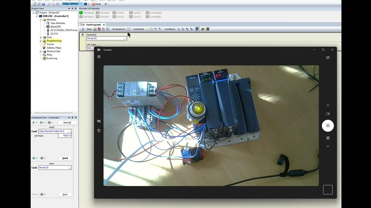 DeltaMotion.RMC200 CPU20L Toggle Output - YouTube