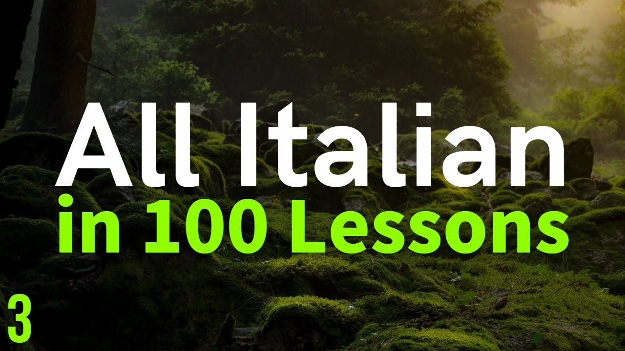 All Italian in 100 Lessons. Learn Italian. Most important Italian ...