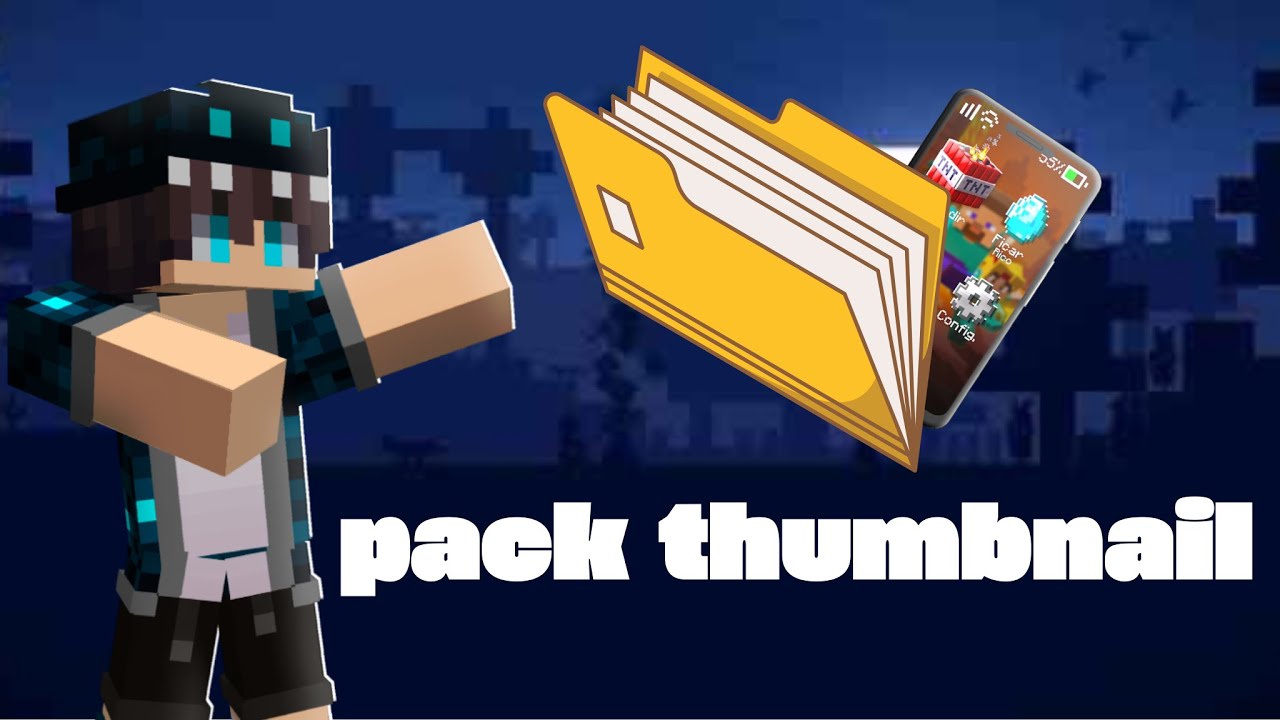 🔥 MEU PACK THUMBNAIL DE MINECRAFT - YouTube