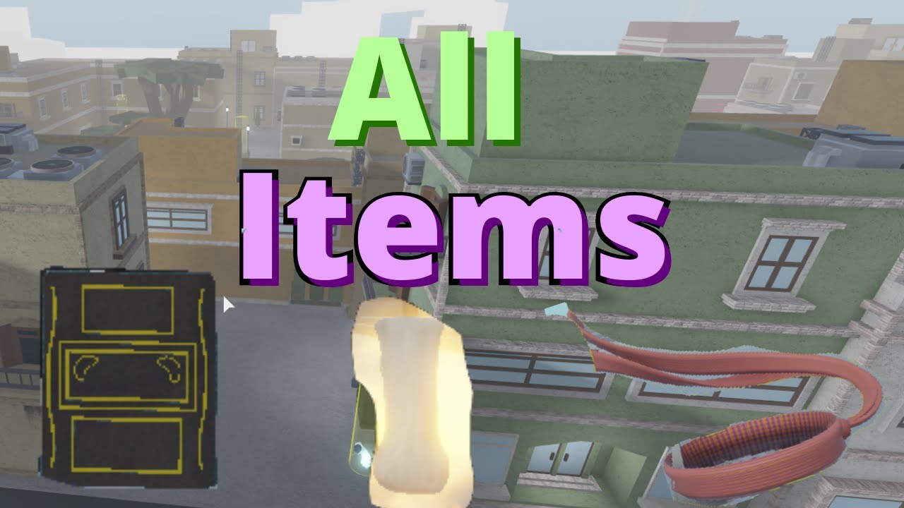 [YBA] Every ITEM In The Game - YouTube