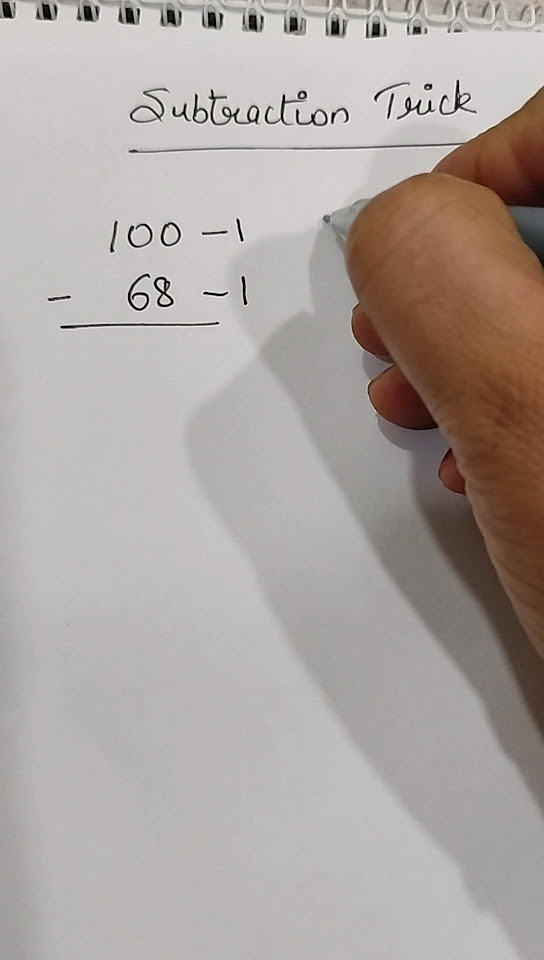 Subtraction Trick Solve In Sec Viral Mathematics Maths Trick Tips And Trick Yt Shorts Tricks