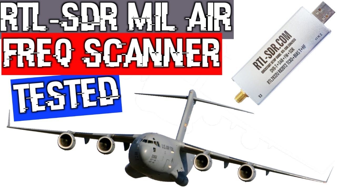$25 RTL-SDR v3 Military Air band search in under 10 seconds! Frequency ...