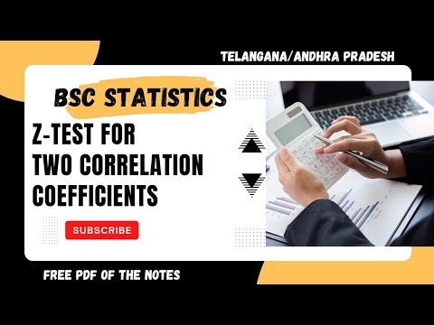 #17 Large Sample Tests - Test for two correlation coefficients # ...