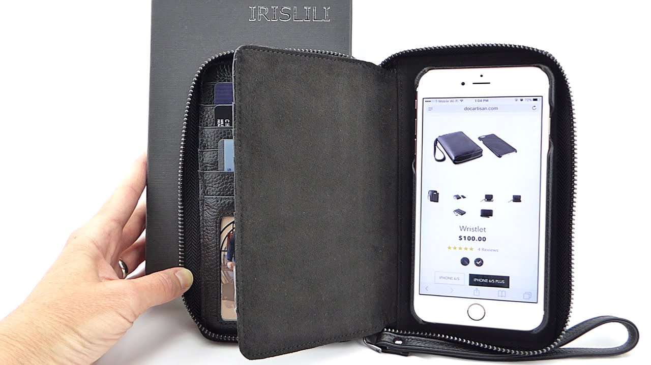 Premium Leather, Magnetic iPhone Case Attachment, & Tons of Storage ...