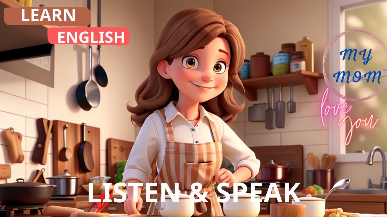 MY MOM / Improve your English lesson 3/ English Listening Skills ...