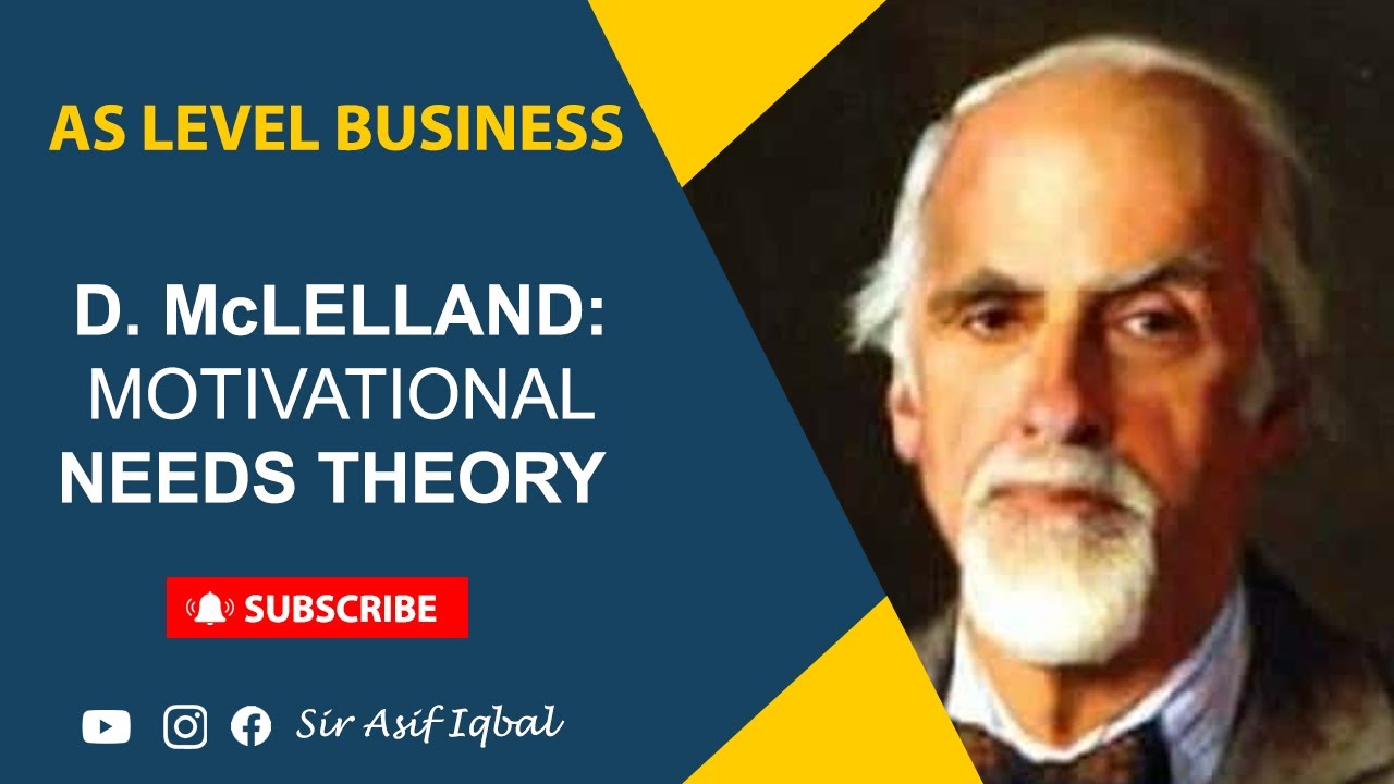 AS Level | David McClelland: Motivational Needs Theory - YouTube