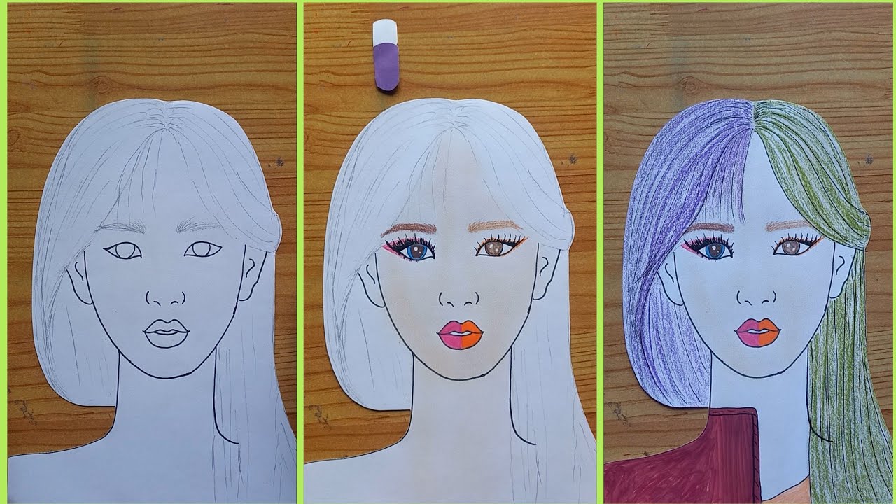 🍒💸|Paperdiy|💸🍒 Doing paper doll make up tutorial, Make up paper crafts ...