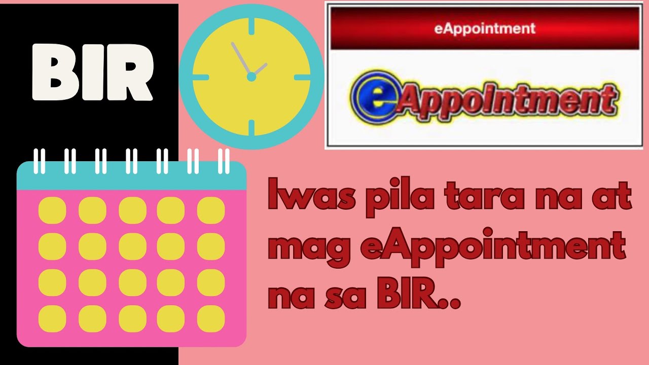 Paano gamitin ang BIR eAppointment | COR Registration #onlineserye # ...