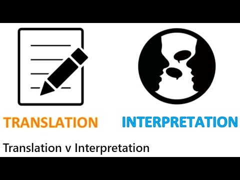 Translation vs Interpretation | What’s the Difference? - YouTube