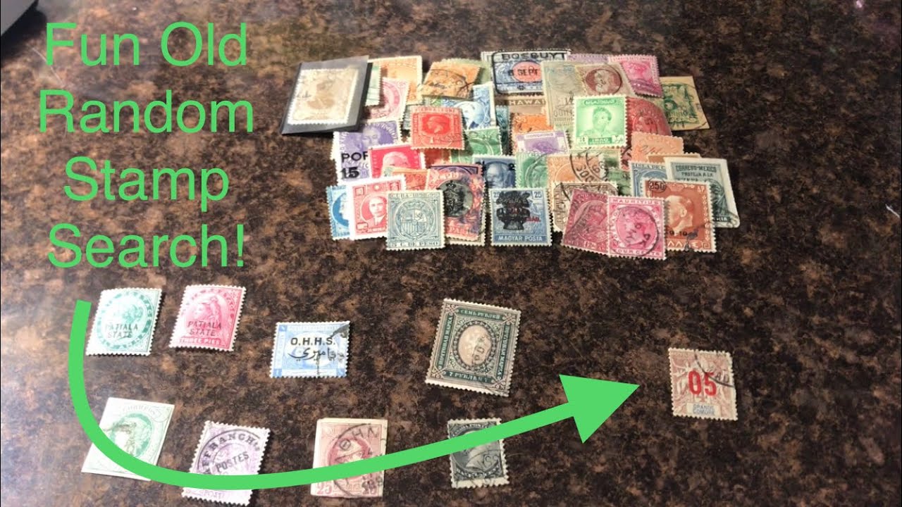 Random Stamp Haul, Cool Overprints Found! - YouTube