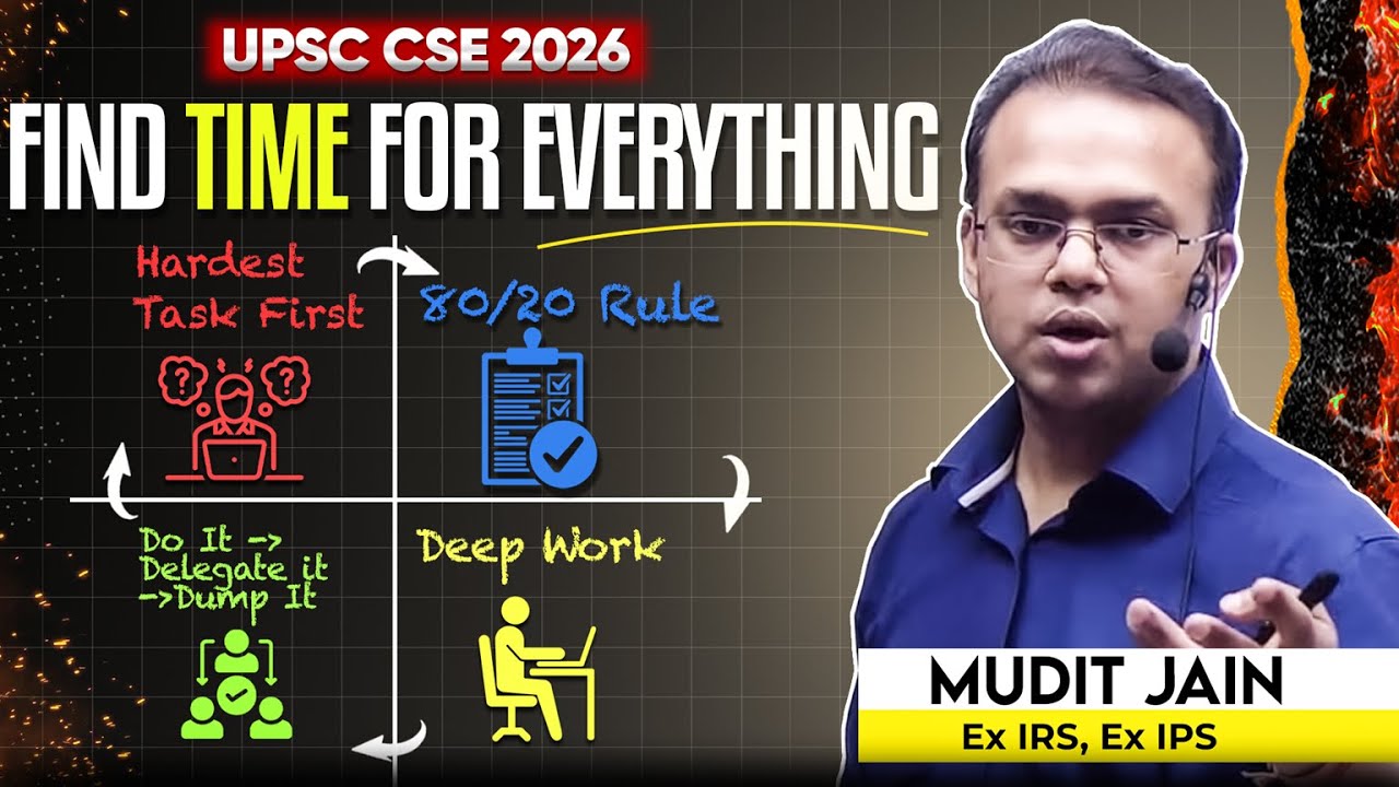 ⚡UPSC Time Management: Stop Wasting Time Without Studying 15 Hours a ...