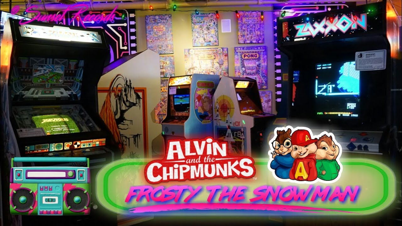 The chipmunks - Frosty the snowman Played in an arcade - YouTube