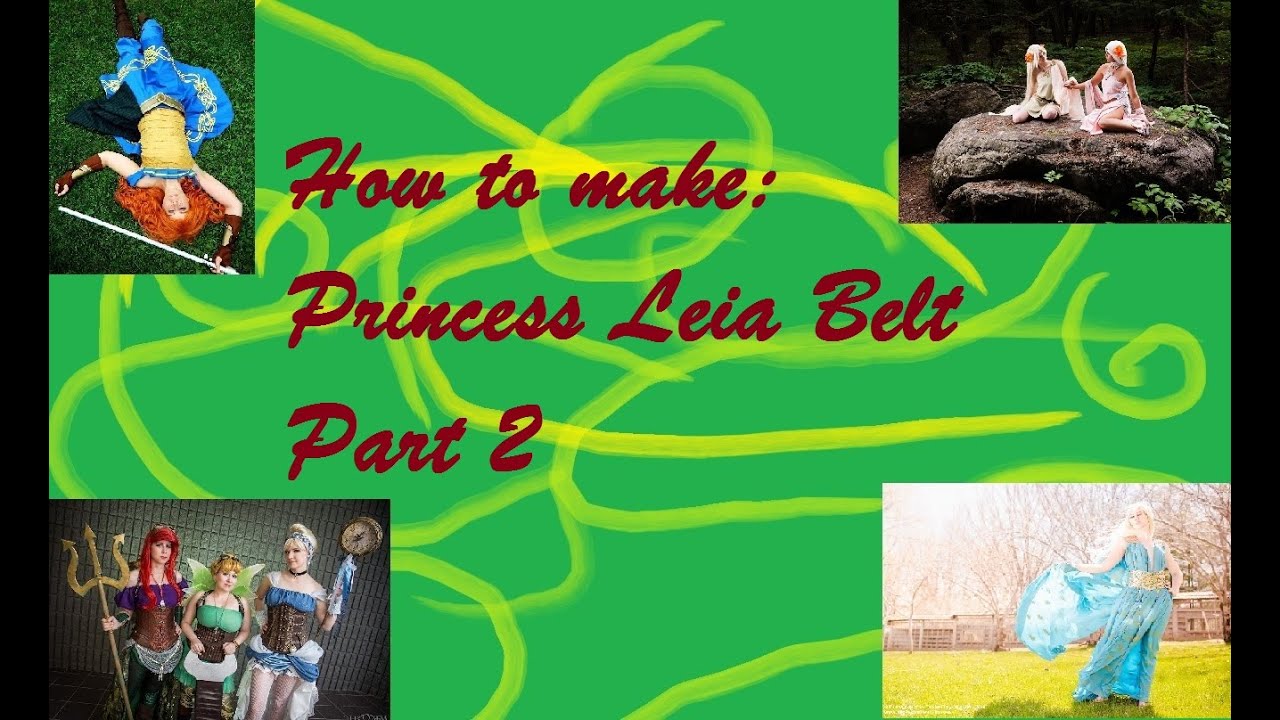 Princess Leia belt Video Tutorial part 2 - YouTube