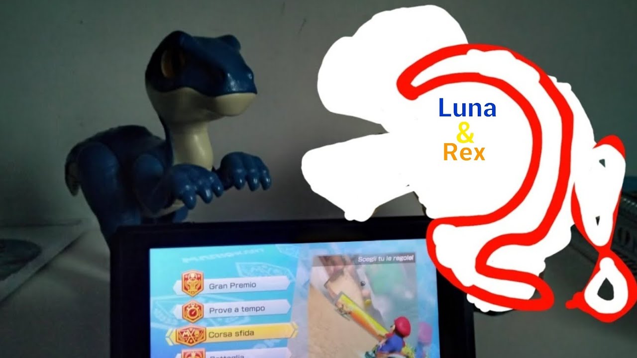 Luna & Rex gaming Mario Kart 8 Deluxe episodio 28🍄🎮🦖 - YouTube