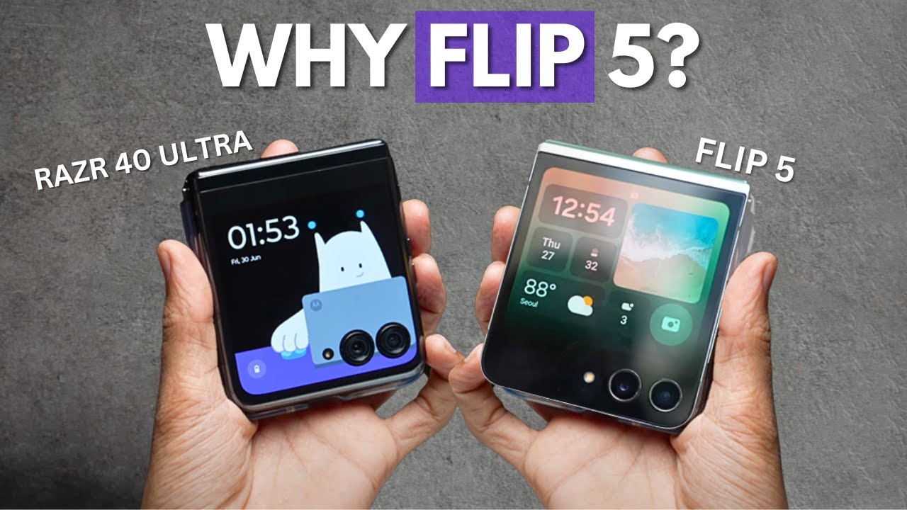 Samsung Galaxy Z Flip 5 vs Motorola Razr 40 Ultra - REAL DIFFERENCE ...