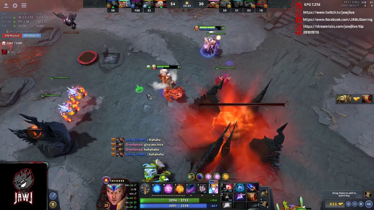 JAWJ Live Dota2 Stream #237 - YouTube