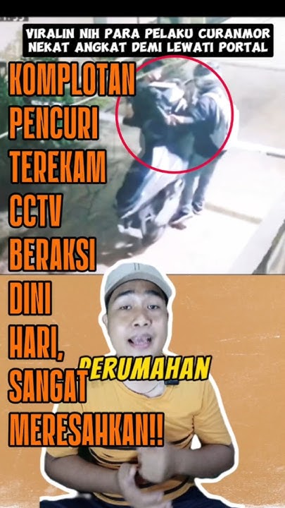 Komplotan Maling Motor Ini Viral Terekam Cctv Angkat Motor Saat Lewati
