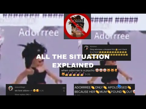 All adorrree situation explained - YouTube